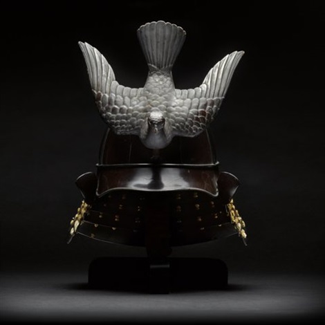 A fine and rare kawari kabuto unusually shaped helmet Edo period, early ...